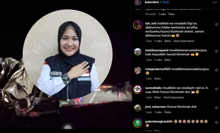 Akun Instagram dr Bella Dibanjiri Doa dari Teman dan Keluarga: Semoga ...